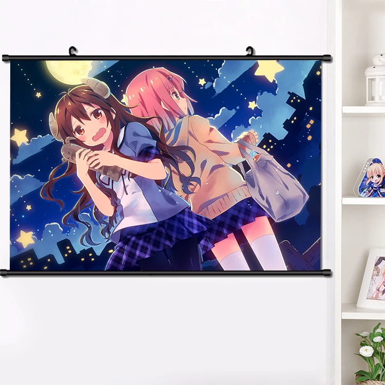 Anime-Machikado-Mazoku-Yuko-Yoshida-Momo-Wall-Scroll-Poster-Manga-Wall ...