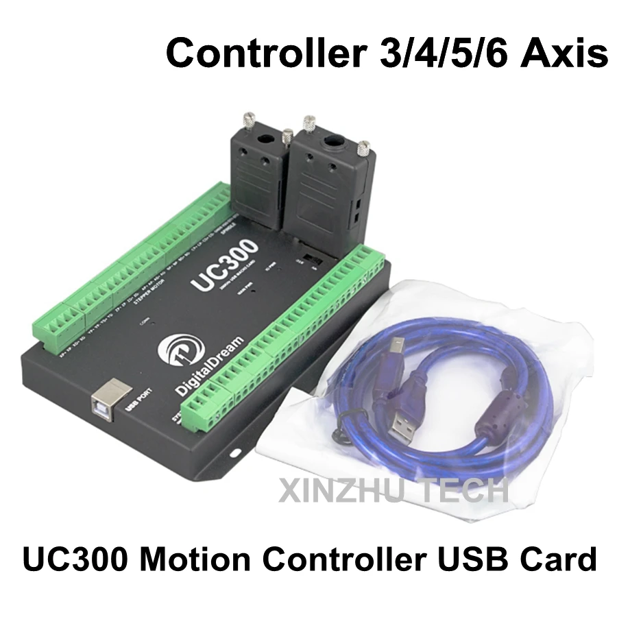 UC300 Usb Cnc Controller Card UC300 MACH3 Cnc Motion Controller 3/4/5/6 As Graveermachine ...