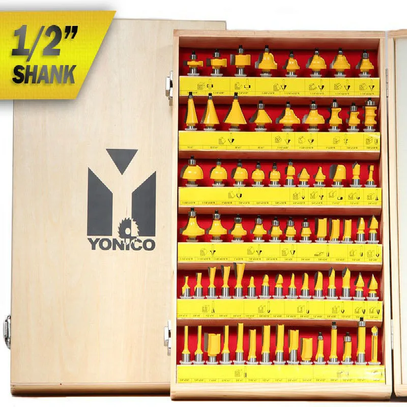 70Pcs-Set-1-2-Inch-Shank-High-grade-Alloy-Milling-Cutter-Router ...