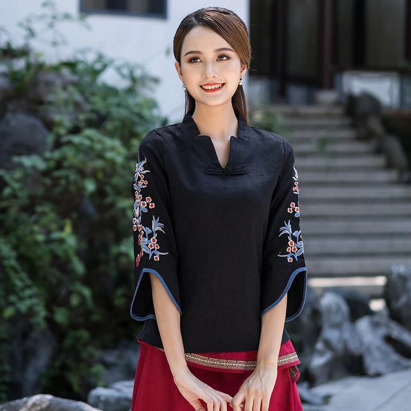 Chinese Mandarin Blouses