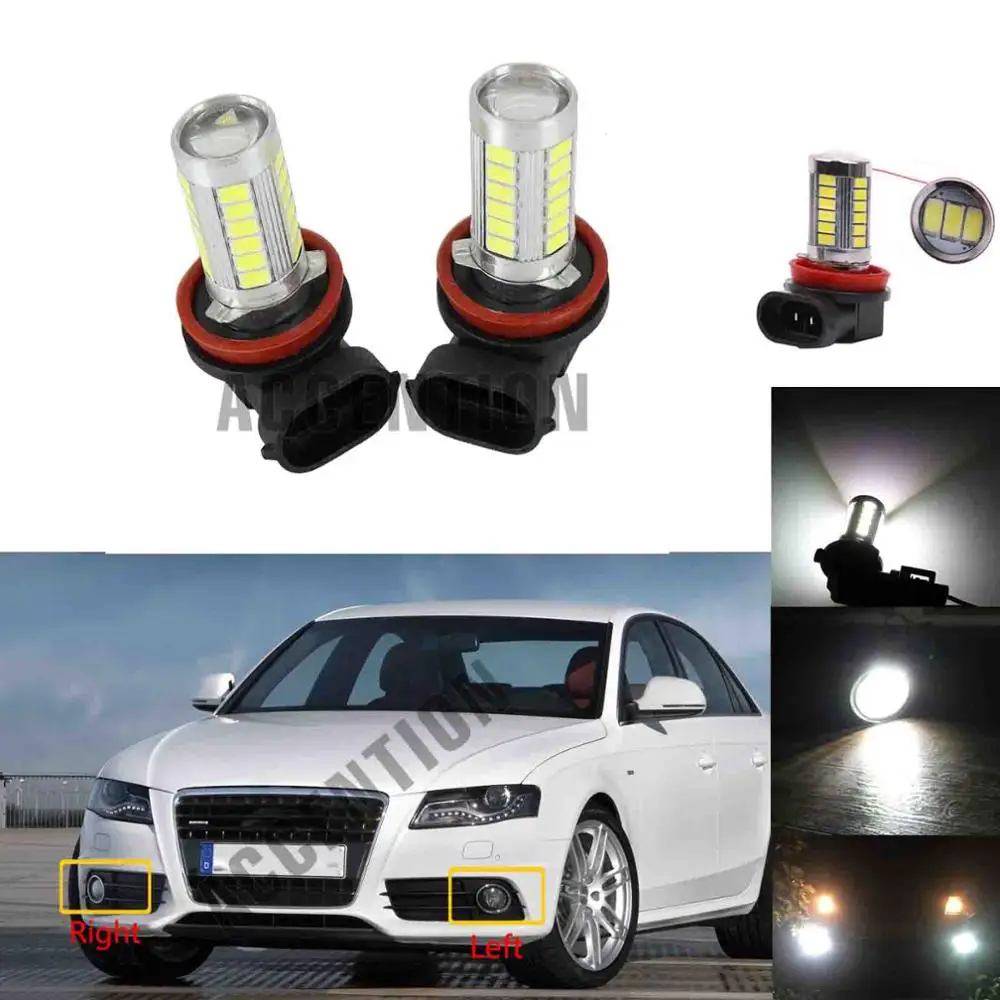Led Fog Light Fog Lamp Bulbs For Audi A4 B8 S4 A4 Allroad 2008 2009 ...
