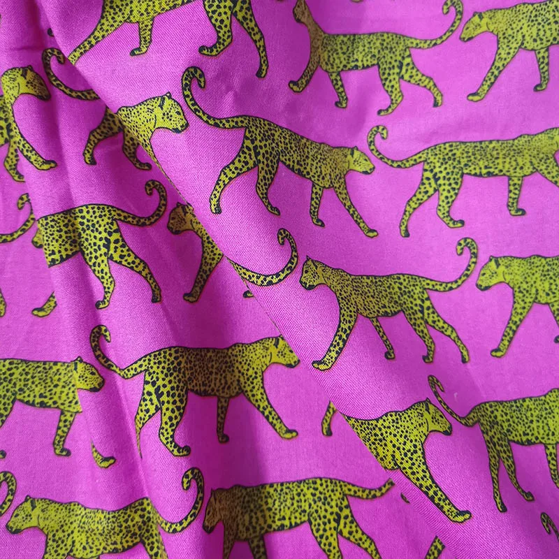 Good-Cartoon-Leopard-Cloth-100-Cotton-Fabric-Digital-Printing-Animal ...