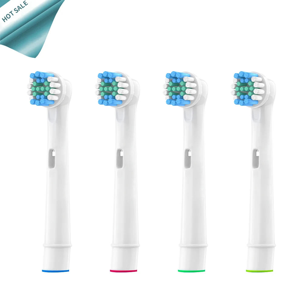 4pcs Replacement Brush Heads For Oral B Electric Toothbrush fit Braun ...