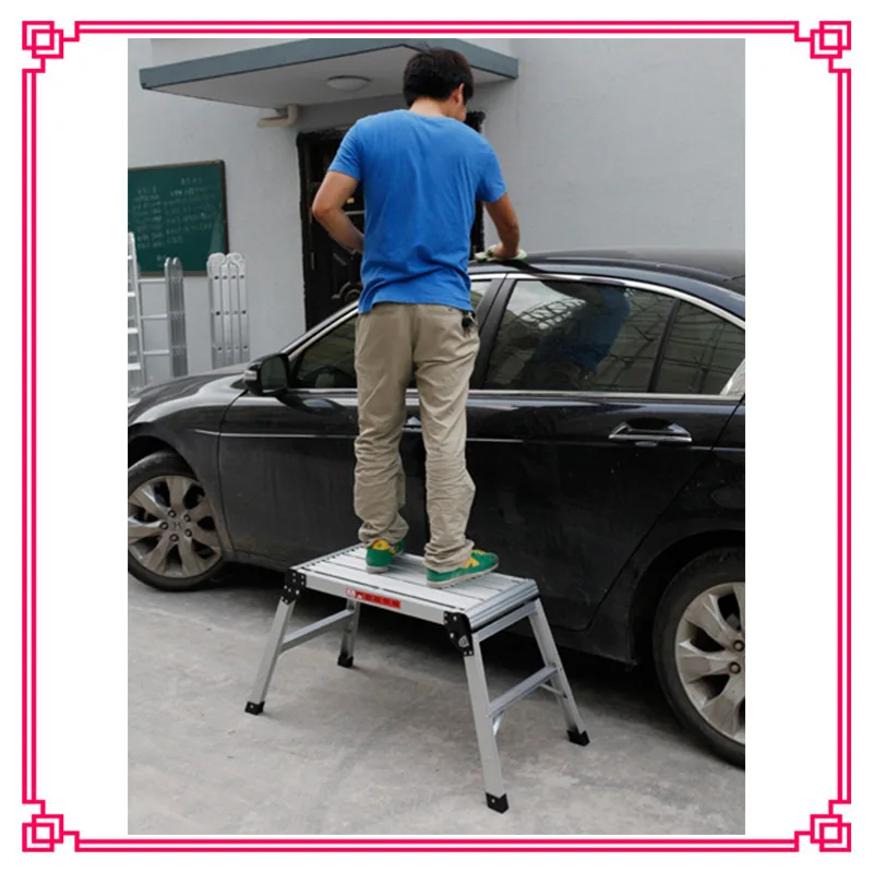 108x50x41cm-Aluminum-Alloy-Car-Wash-Workbench-Foldable-Footstool ...