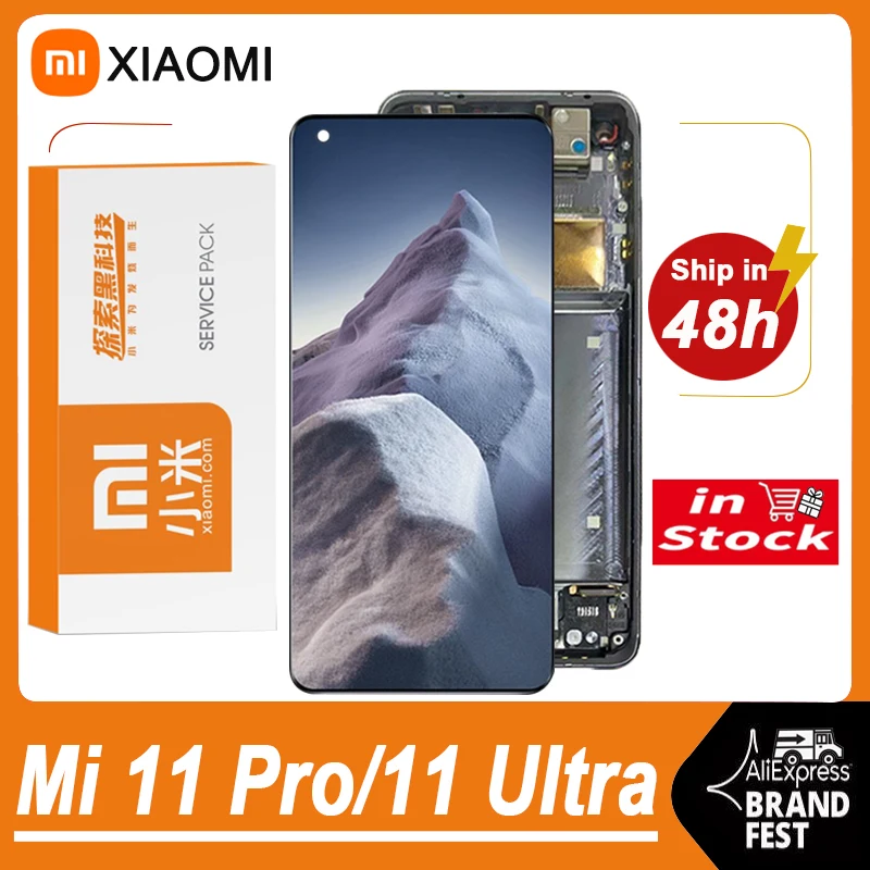 Original-6-81-AMOLED-Display-For-Xiaomi-Mi-11-Pro-LCD-Touch-Screen ...