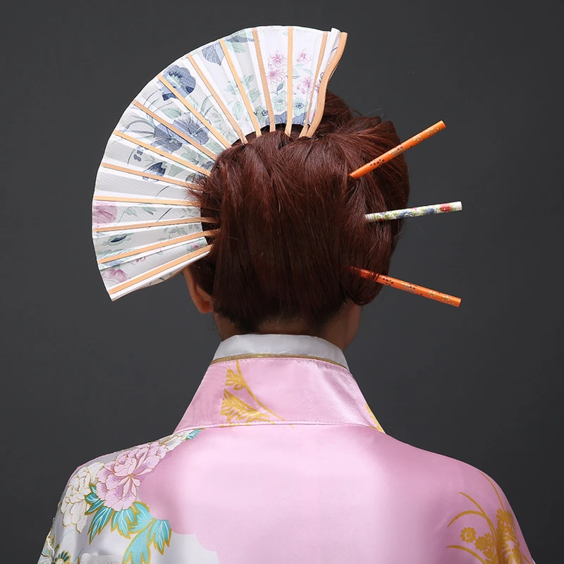Traditional Japanese Hairstyles With Chopsticks