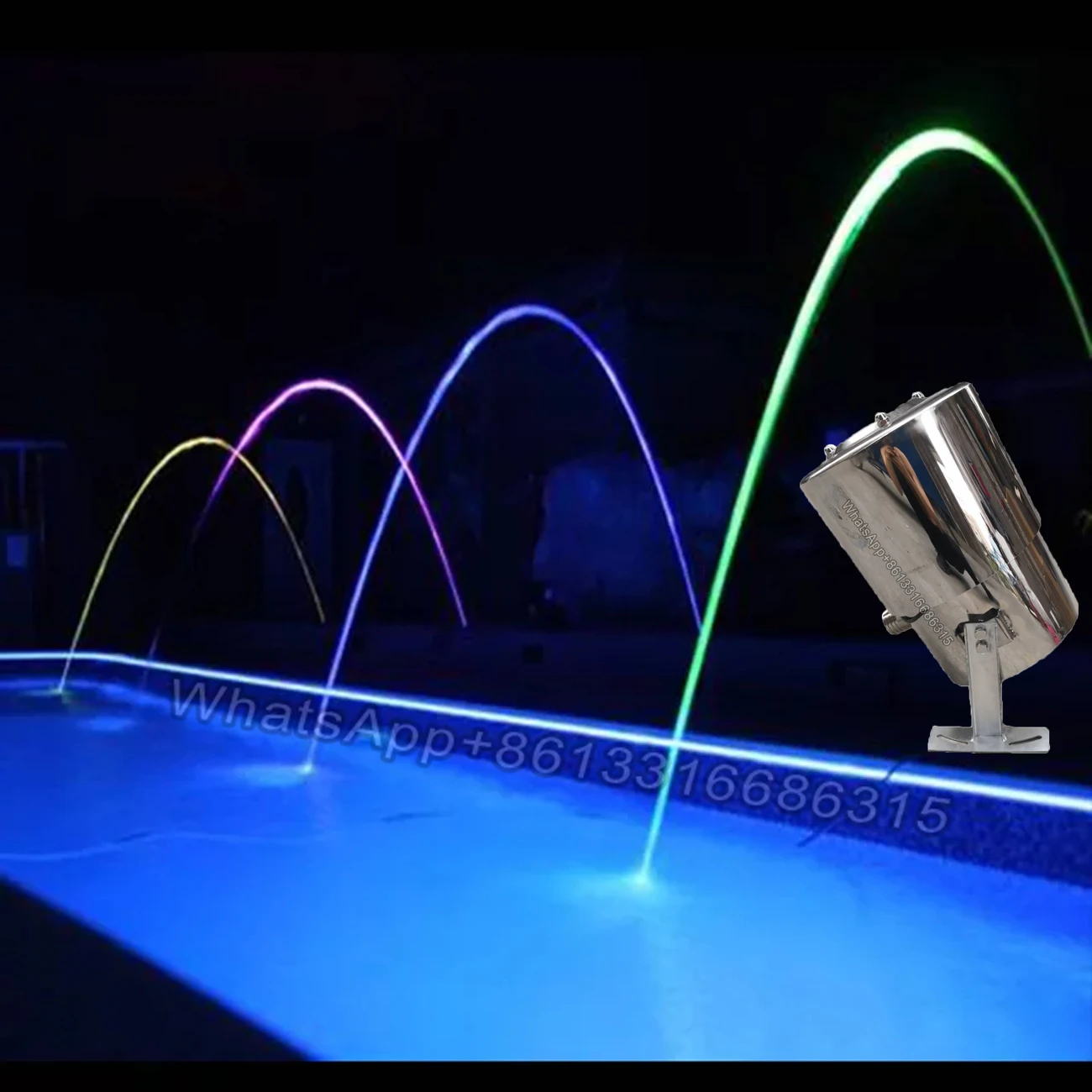 laminar-flow-nozzle-Swimming-pool-fountain-Jumping-feature-water-show ...