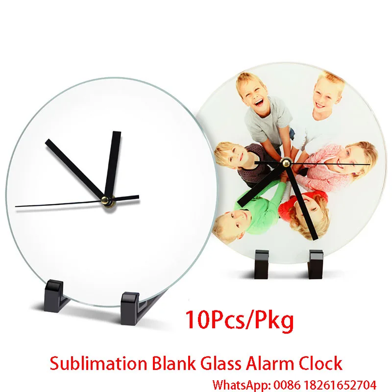 Sublimation-Blanks-DIY-Gifts-Glass-Alarm-Clock-For-Sublimation-Heat ...