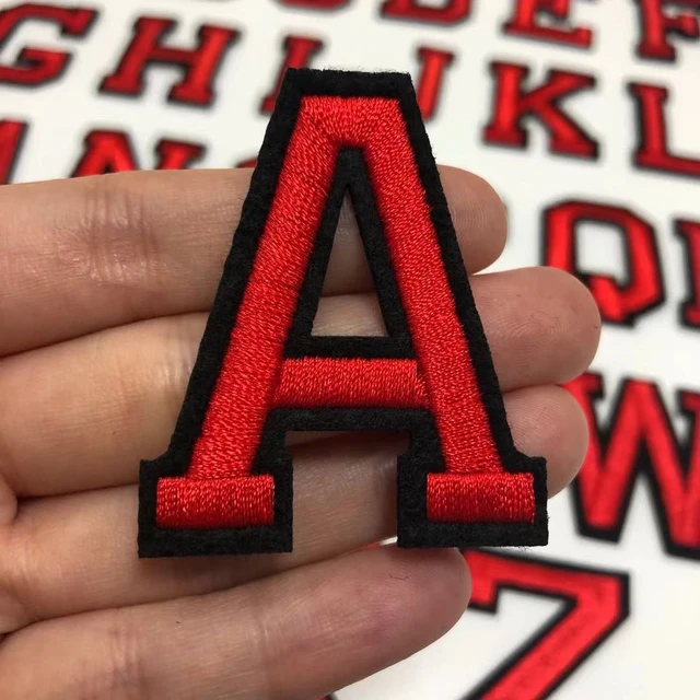 Sew On Embroidered Letters