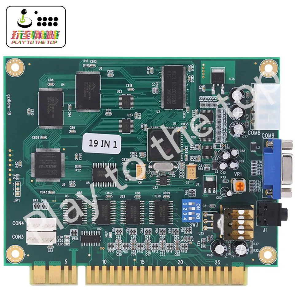 19 in 1 Horizontal Multicade Arcade Multigame Jamma Game PCB Board BAAU ...