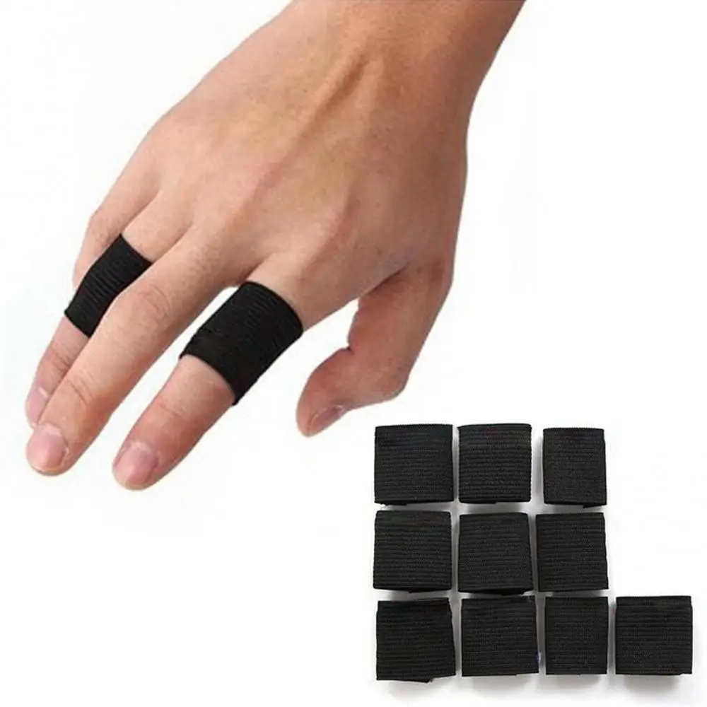 10Pcs-Stretchy-Finger-Protector-Sleeve-Support-Arthritis-Sport-Aid ...