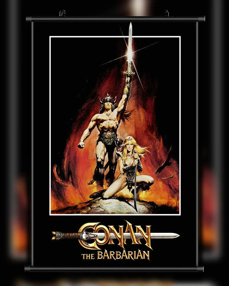 A63 Silk Poster Home Decoration ARNOLD SCHWARZENEGGER CONAN THE ...