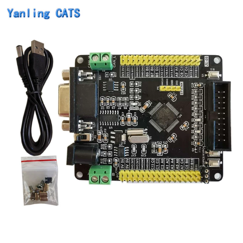 STM32 Arm Cortex M3 Development Board STM32F103RB RCT6 with RS232 CAN RS485 LQFP64 Pin MCU ...