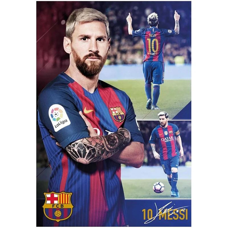 Pintura-de-diamante-5D-DIY-Fc-Barcelona-Messi-bordado-de-diamantes-de ...