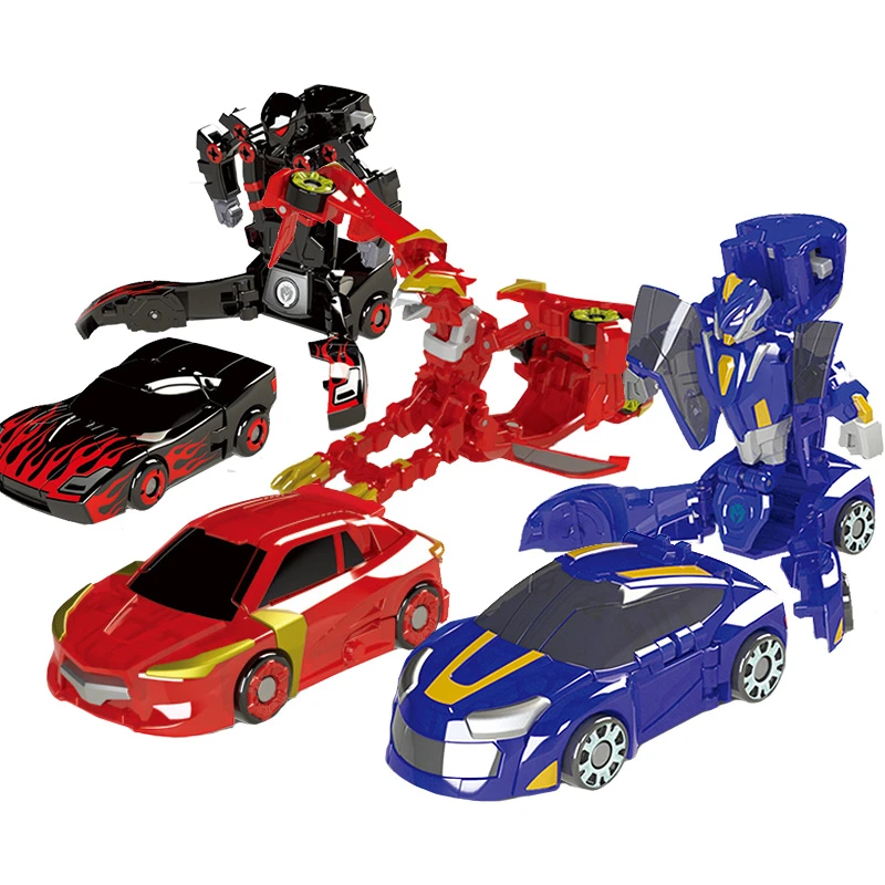 New ABS Turning Mecard Transformation Car Action Figures Amazing Car ...