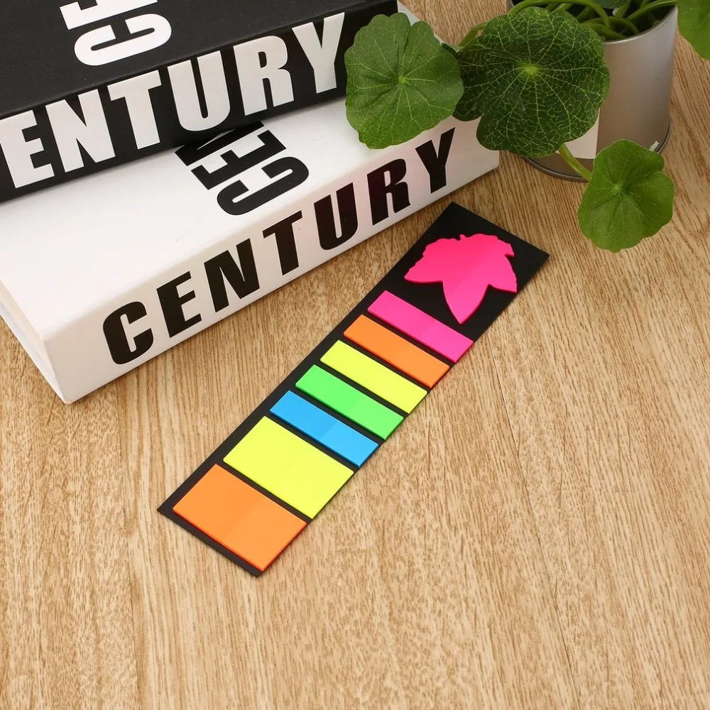 Mini Colorful Sticky Notes Page Markers Different Shapes Bookmark Tab ...