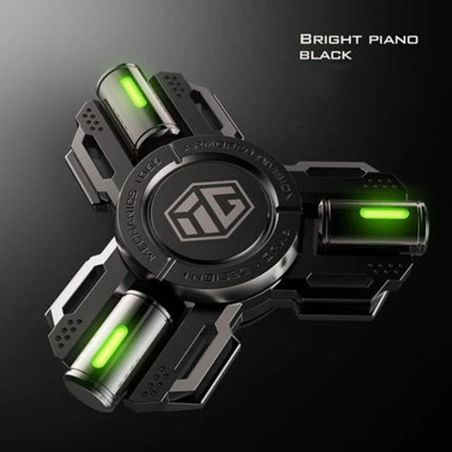 Hot Selling Zinc Alloy Fidget Spinner Metal Tri Hand Spinner Finger ...