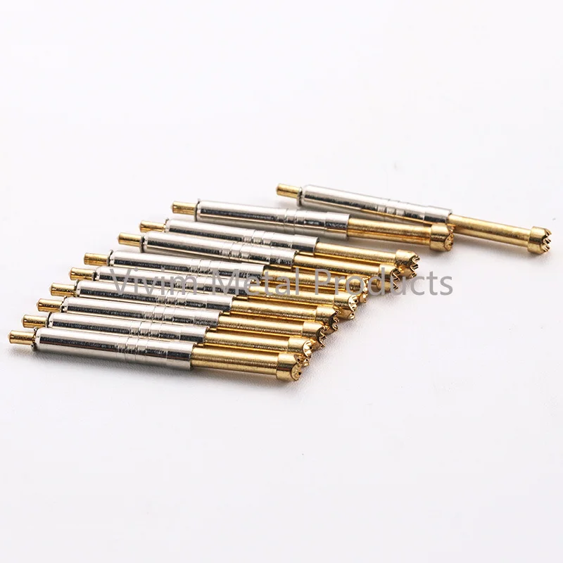 10-50pcs-38mm-Probe-Needle-Thimble-Spring-Tension-Test-Probe-Plum-Head ...