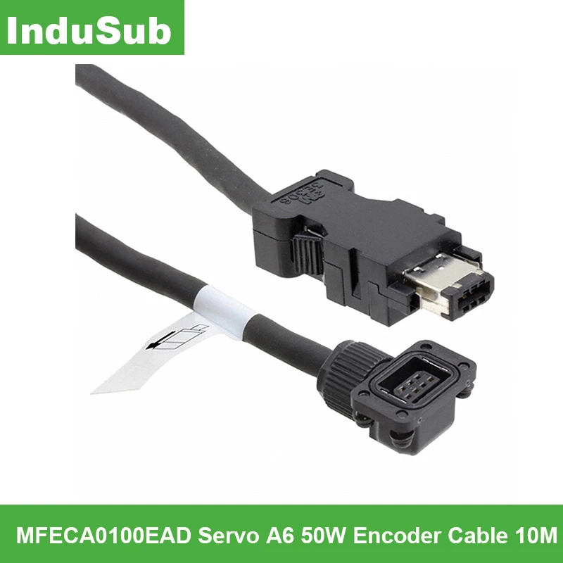 MFECA0100EAD uyumlu Servo A6 50W kodlayıcı kablosu 5M 10M|Teller ve Kablolar| - AliExpress
