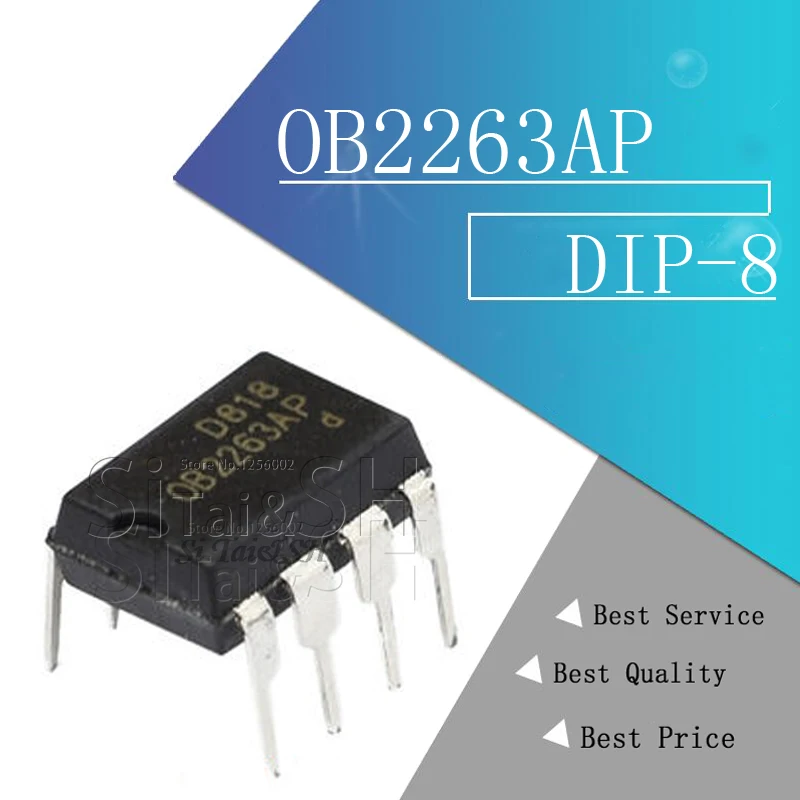 10pcs OB2263AP DIP 8 2263AP DIP8 OB2263 DIP OB2263P|Integrated Circuits ...