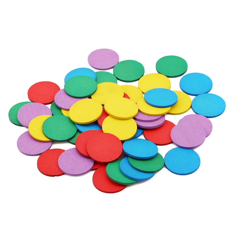 Figure Arithmetic Kids Math Circular Color Wooden Toys Mathematical ...