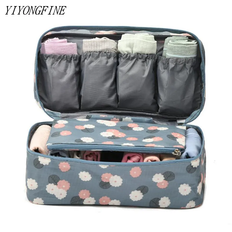 2022 Women Bra Storage Bag Travel Packaging Cubes Underwear Bag Bra ...