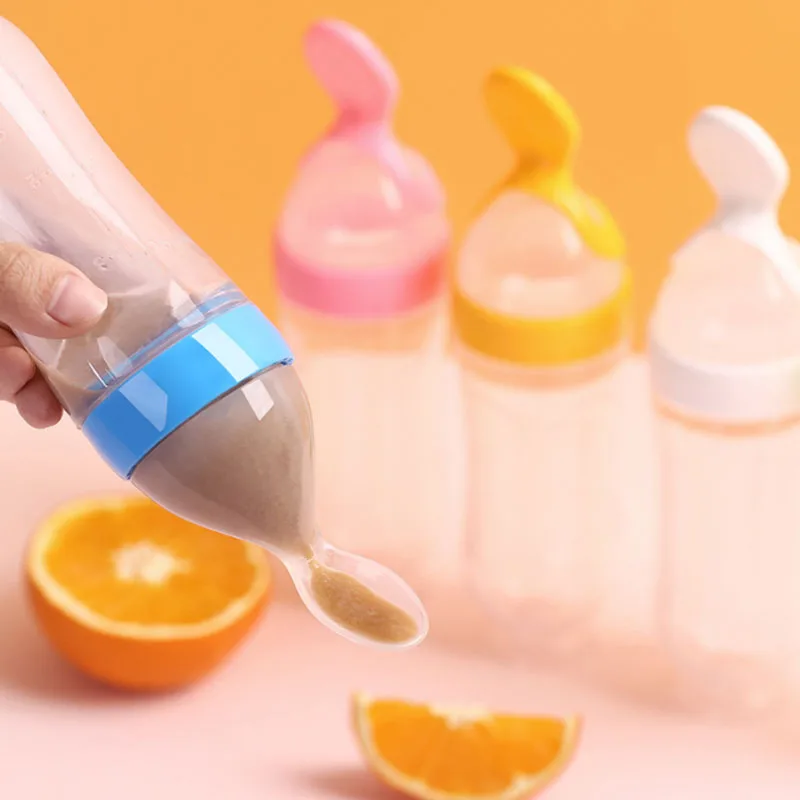 Silicone-beb-squeeze-medicina-colher-de-alimenta-o-garrafa-de-beb ...