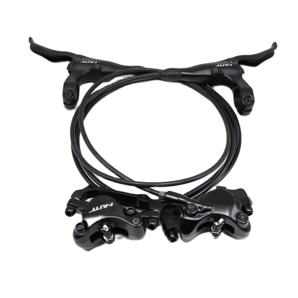NUTT-Hydraulic-Brake-MTB-Bike-Discs-Brakes-Lever-160MM-Rotor-Front-Rear ...