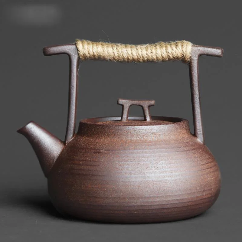 Japanese-style-teapot-handmade-retro-stoneware-Kungfu-tea-ceremony ...