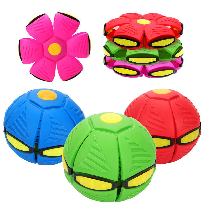 Flying-Ufo-Flat-Throw-Disc-Spinner-Ball-Fancy-Soft-Novelty-Toy-Kid ...
