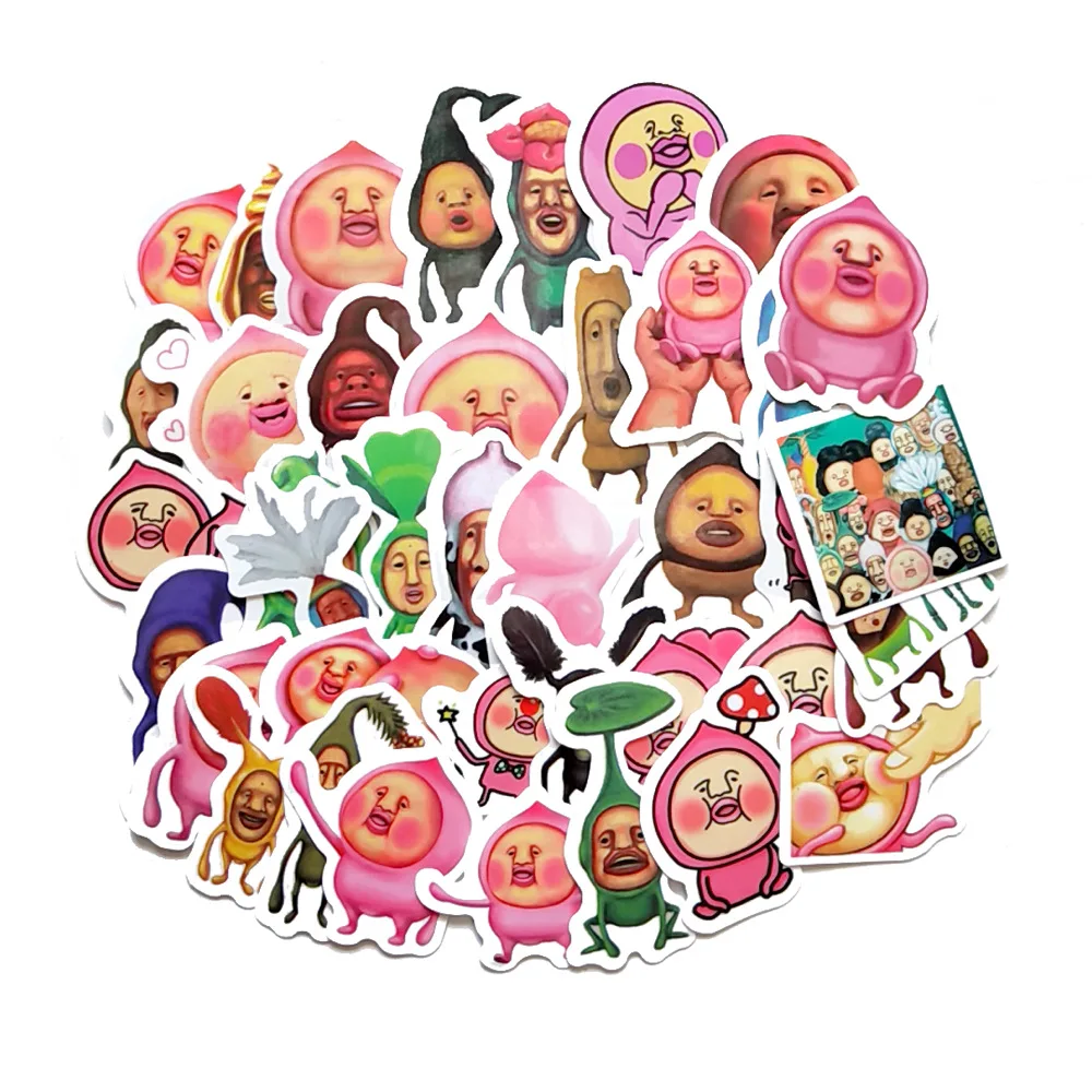 40Pcs-2-3CM-Hand-Account-Cartoon-Kobito-Stickers-For-Suitcase ...