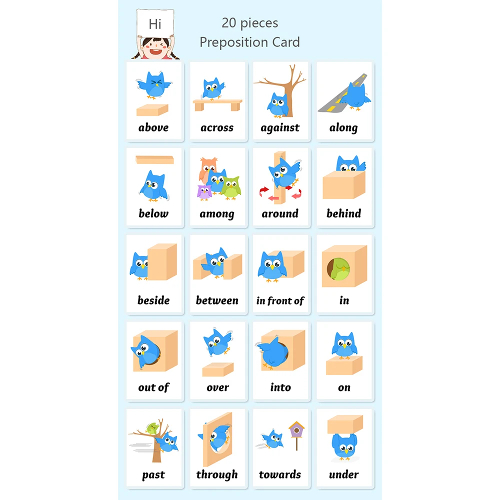 Preposition Picture Cards