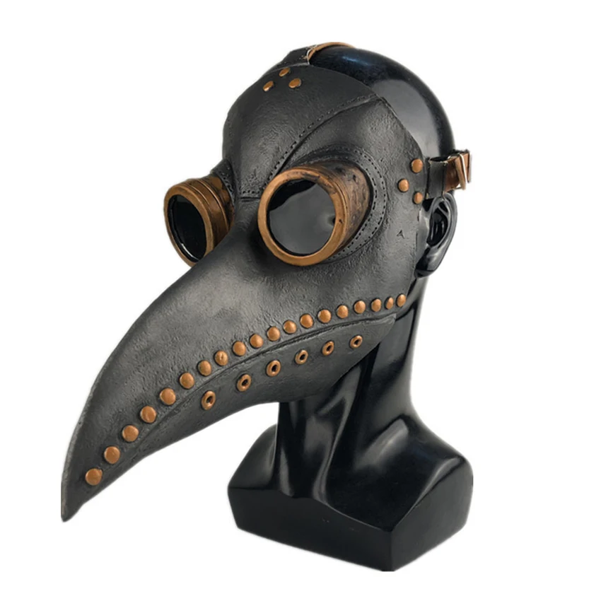 Horror Plague Doctor Schnabel Steam Punk Mechanical Bird Beak Cosplay ...