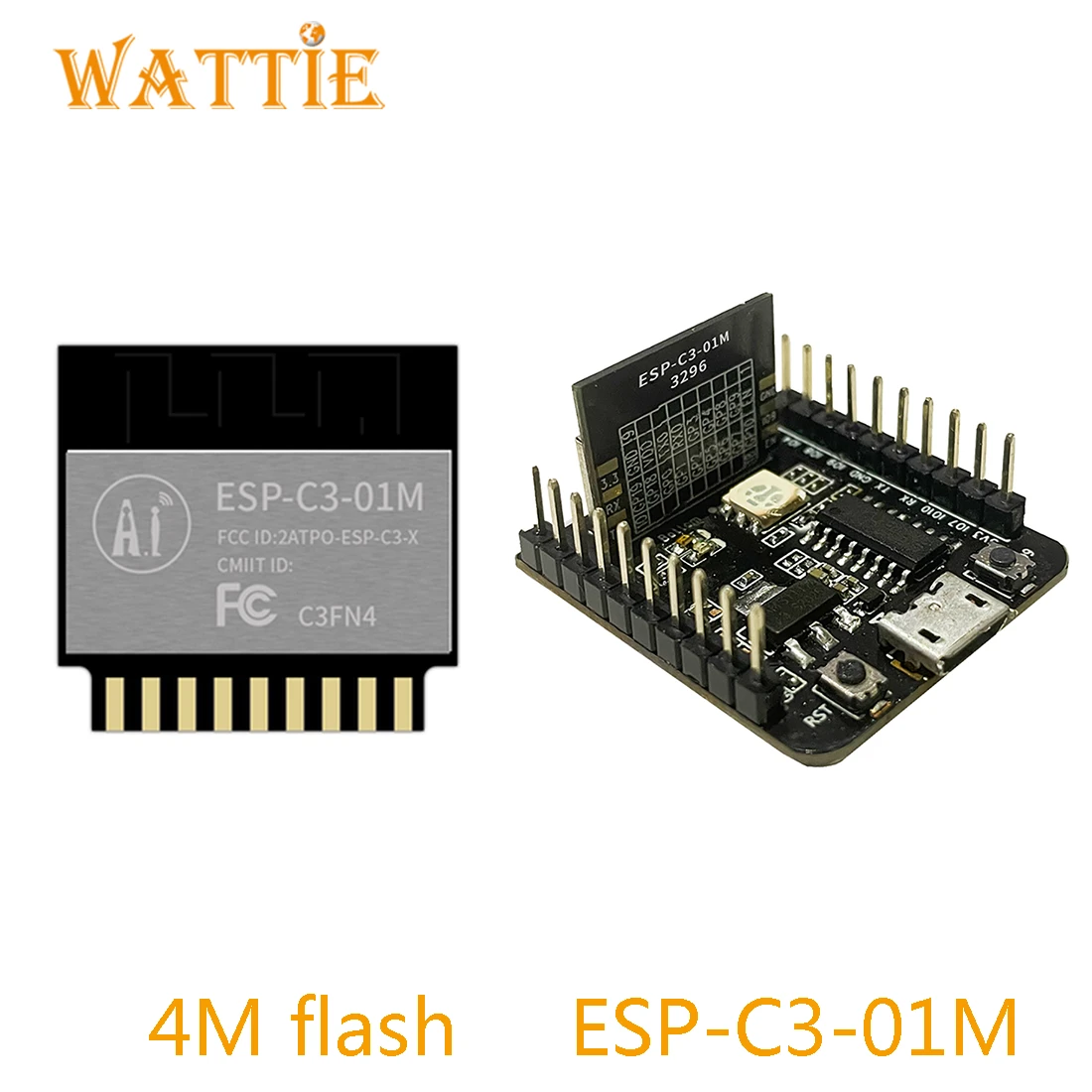 Esp-c3-01m Kit Esp32-c3 C3-01m 4m Flash Esp-c3 Esp C3 Esp32-c3-01m Low ...