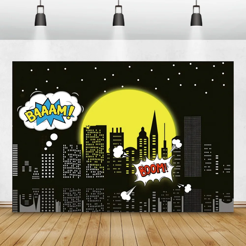 Comic Cityscape Background