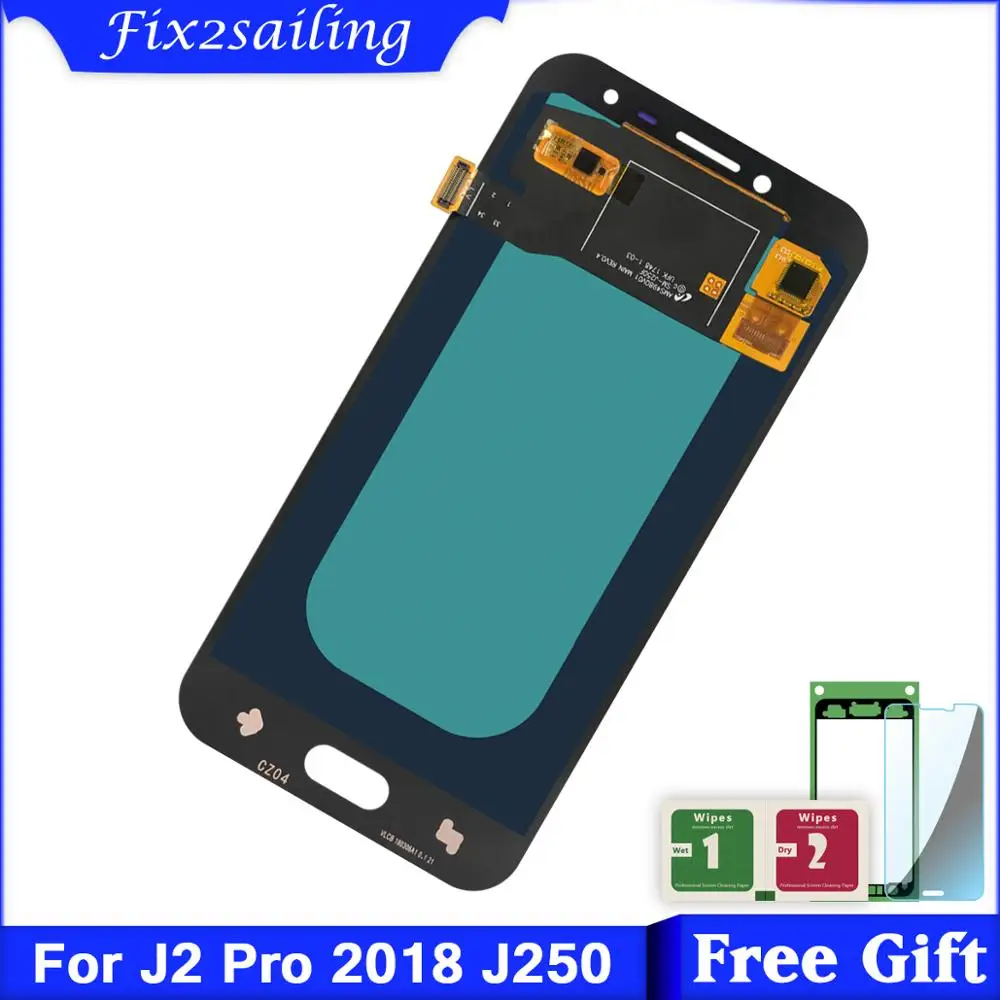 LCD Super AMOLED para Samsung Galaxy J2 Pro 2018 J250 SM J250 pantalla ...