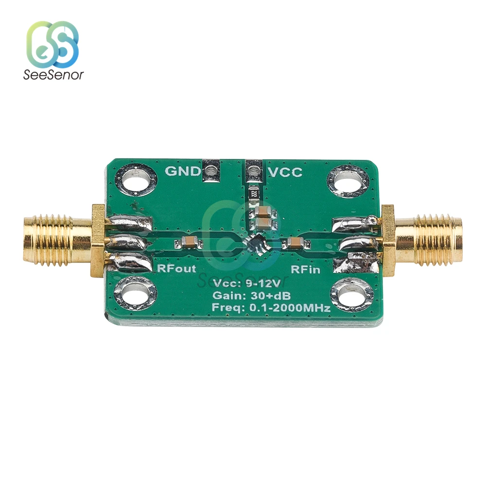 0-1-2000MHz-32dB-Gain-Broadband-Low-Noise-High-Frequency-LNA-RF ...