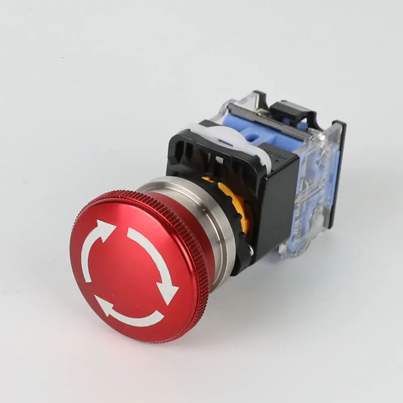 Emergency Stop Button La38 11zs. Metal Head Mushroom Head Emergency ...
