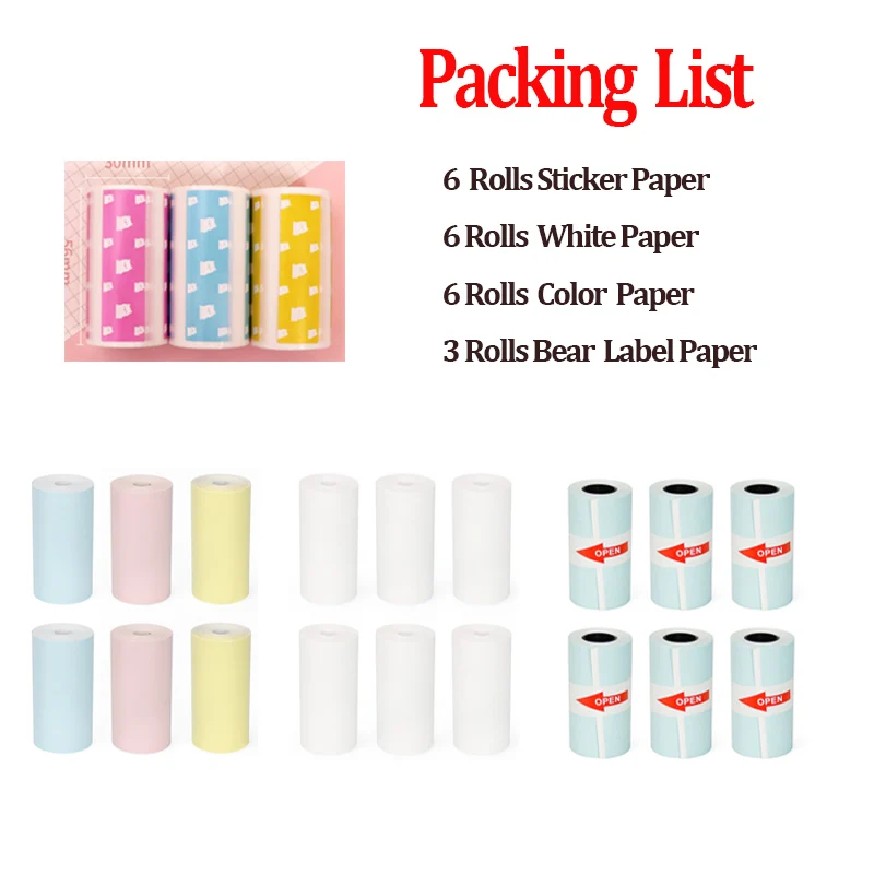 Pocket Printer - Portable Mini Bluetooth Pocket Label Sticker Receipt ...