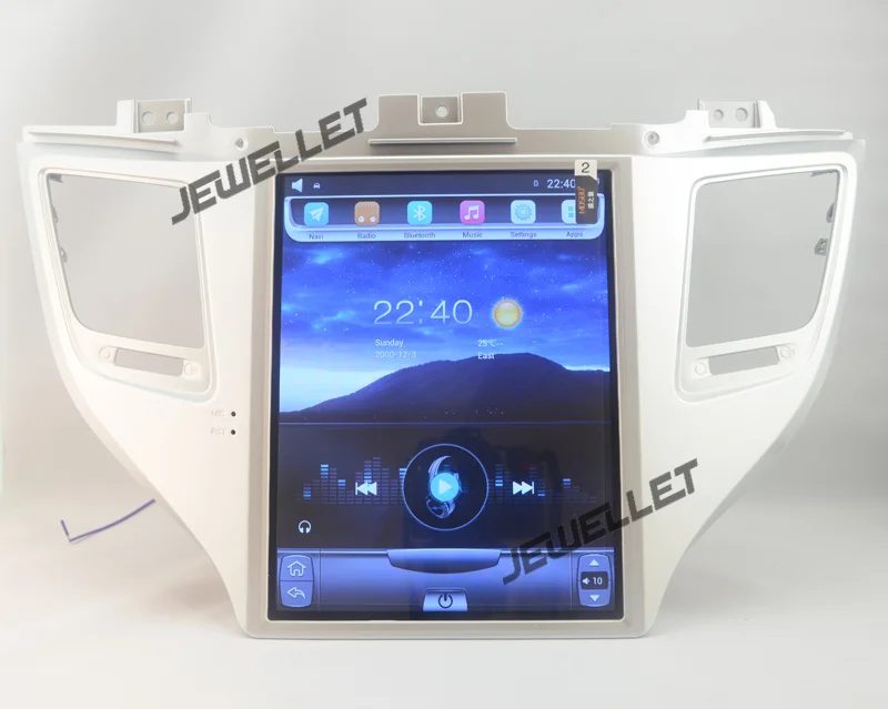 9.7" tesla style vertical screen Octa core Android 10 Car stereo GPS ...
