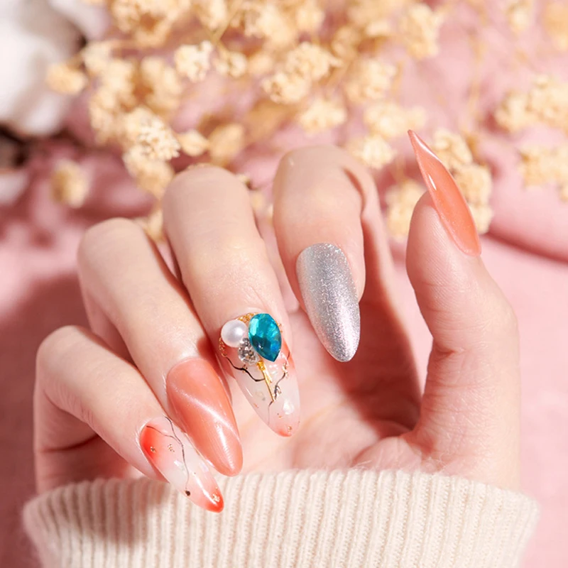 Nail art,Strass pour Nail Art,12 grilles,cristal,perle,cœur,métal ...