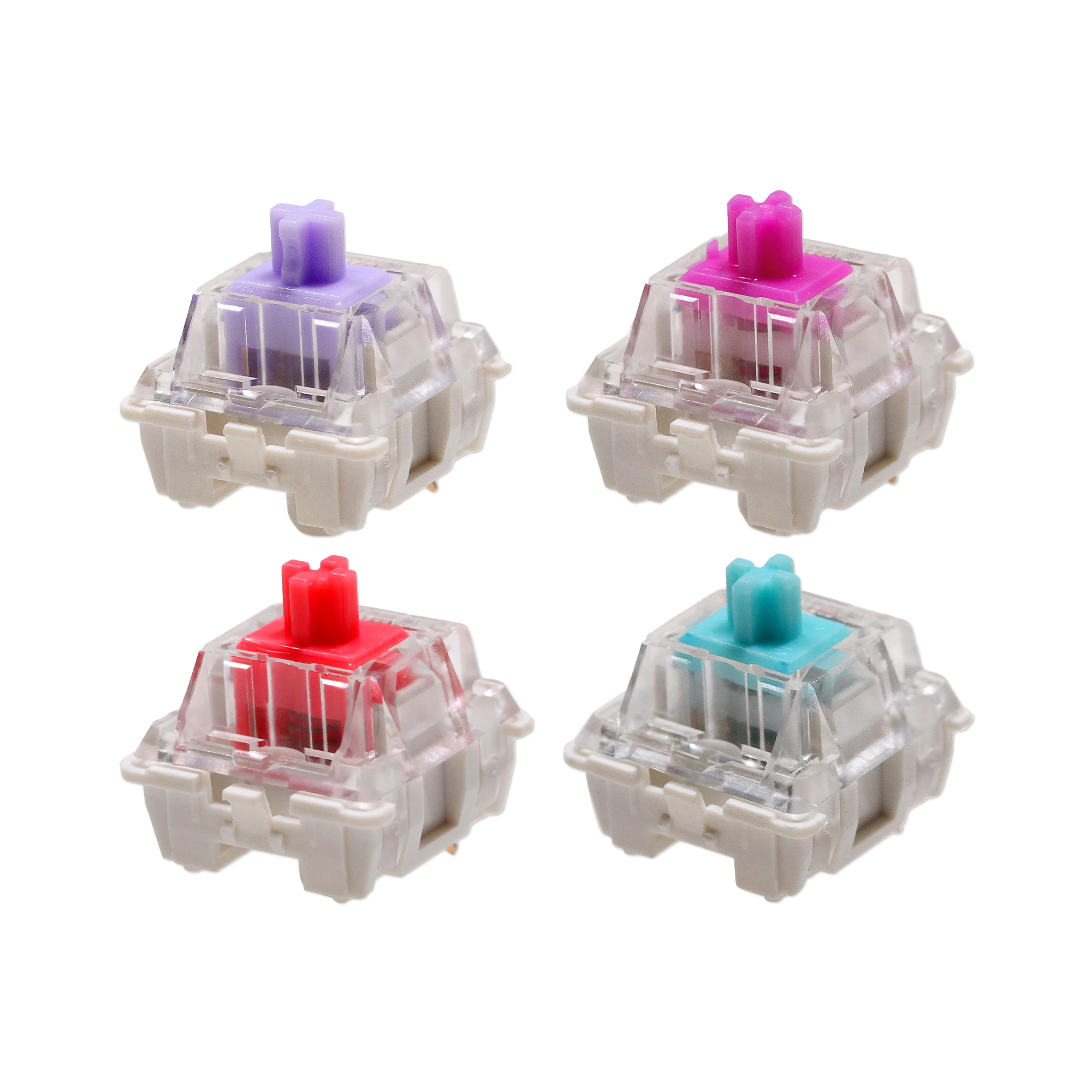 Huano Pink Switch Rgb Smd Linear Clicky 60g 80g Switches For Mechanical ...