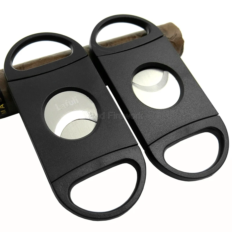 Discount Stainless Steel Dual Blades Cigar Cutter Super Sharp Cutting ...
