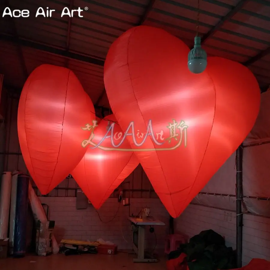 Customized-Soft-material-big-heart-model-inflatable-red-heart-with ...