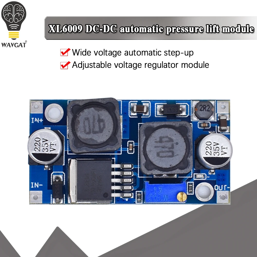 Boost Buck Dc-dc Adjustable Step Up Down Converter Xl6009 Module Solar ...