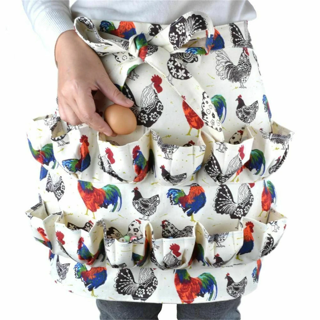 Chicken Apron Pockets Pockets | Egg Collecting Apron | Hen Accessories ...