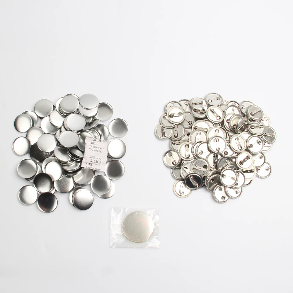 100pcs-1-25MM-New-Blank-Pinned-Back-Metal-Pinback-Button-Supply ...