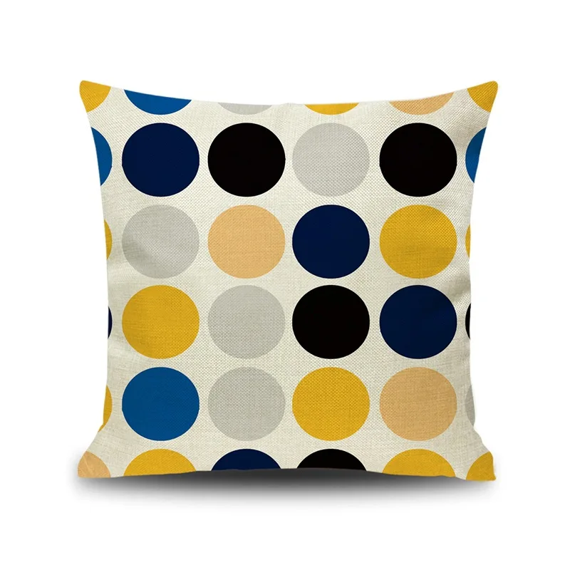 Yellow Polka Dot Pillow