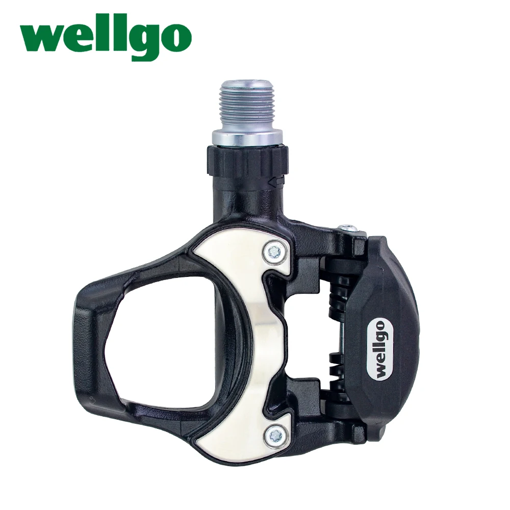 Wellgo-Original-R251-Aluminum-Body-Cr-Mo-Spindle-2DU-Bearing-Bicycle ...