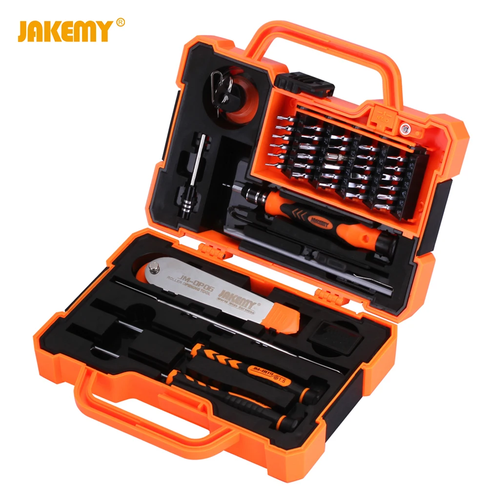 JAKEMY Repair Tool Set Precision Screwdriver Bits Knife LCD Open Tools ...